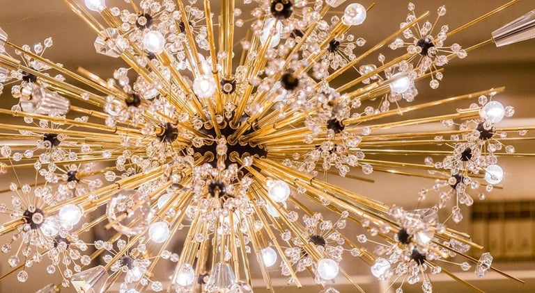 Lobmeyr Metropolitan Opera Crystal Chandelier Foyer D11, Mid-Century ...