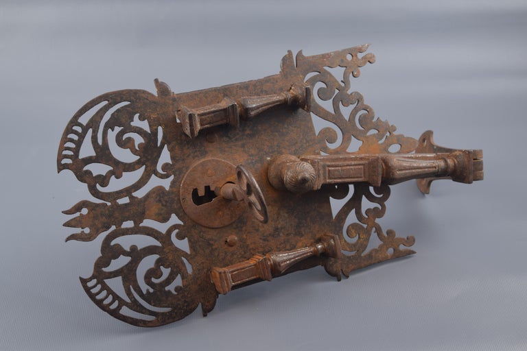 Lock 'for Spanish Desk, Bargueño', Wrought Iron, Spain, 17th Century at ...