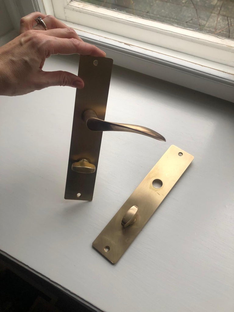 Lock plates and oval lock at 1stDibs