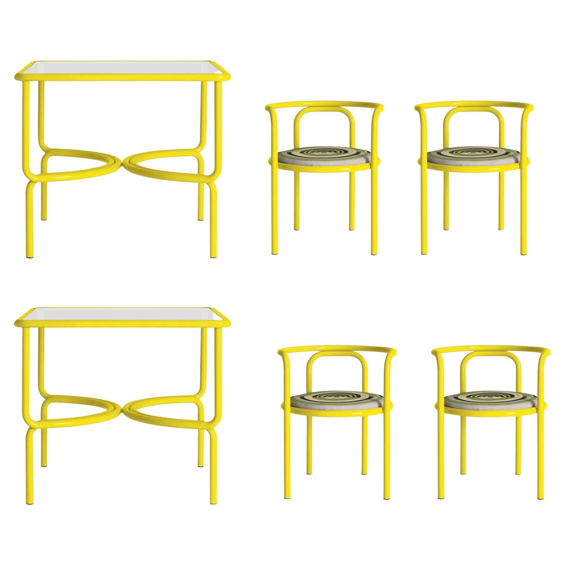 Locus Solus Yellow Dining Table by Gae Aulenti For Sale at 1stDibs