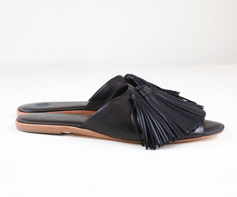Loeffler Randall Open Toed Leather Sandals at 1stDibs | manolo blahnik ...
