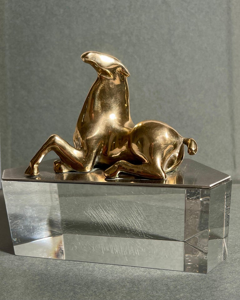 Loet Vanderveen - Loet Vanderveen Bronze Horse Sculpture at 1stDibs