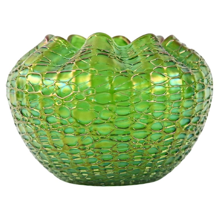 Loetz Art Nouveau Jugendstil Art Glass Bowl For Sale at 1stDibs