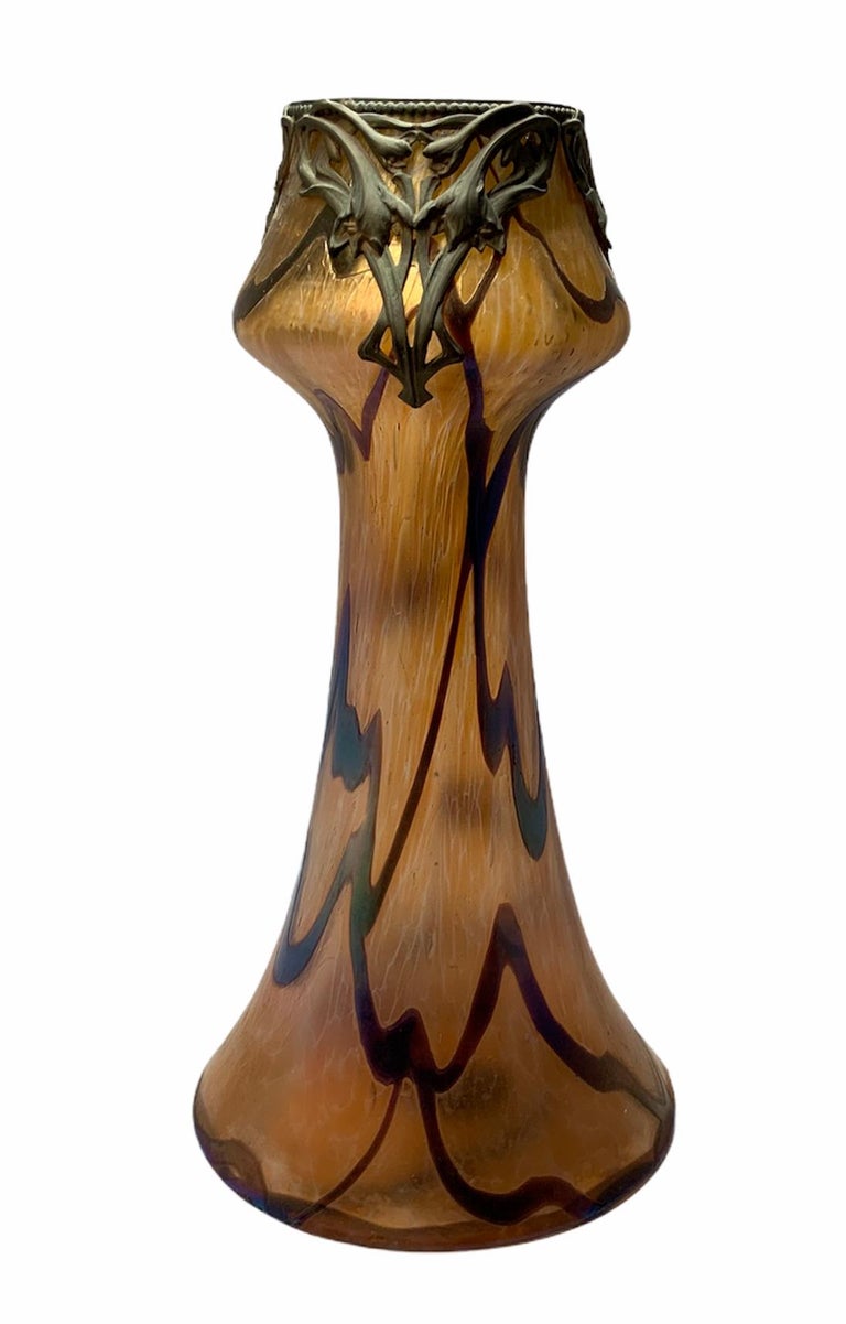 Loetz Austrian Art Glass Vase at 1stDibs