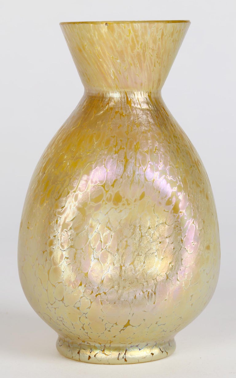 Loetz Candia Papillon Art Nouveau Iridescent Glass Vase at 1stDibs ...