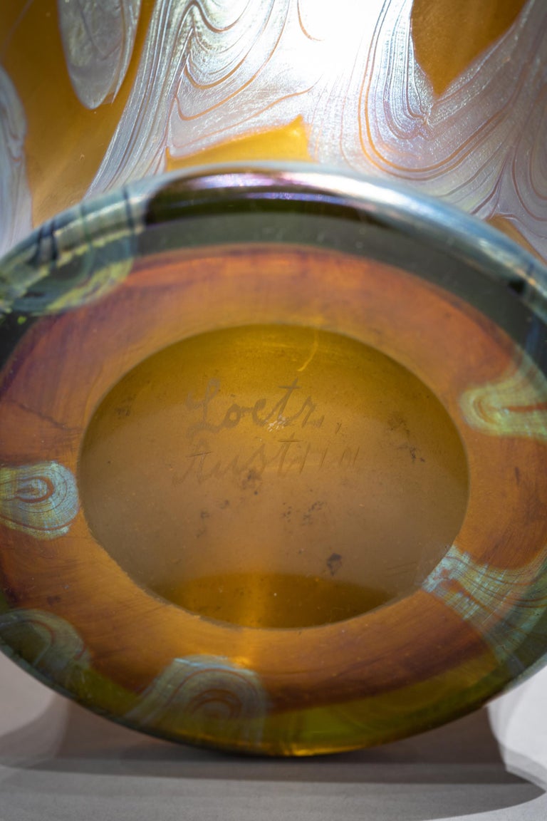 Loetz Glass Phaenomen Vase, circa 1900 For Sale at 1stDibs