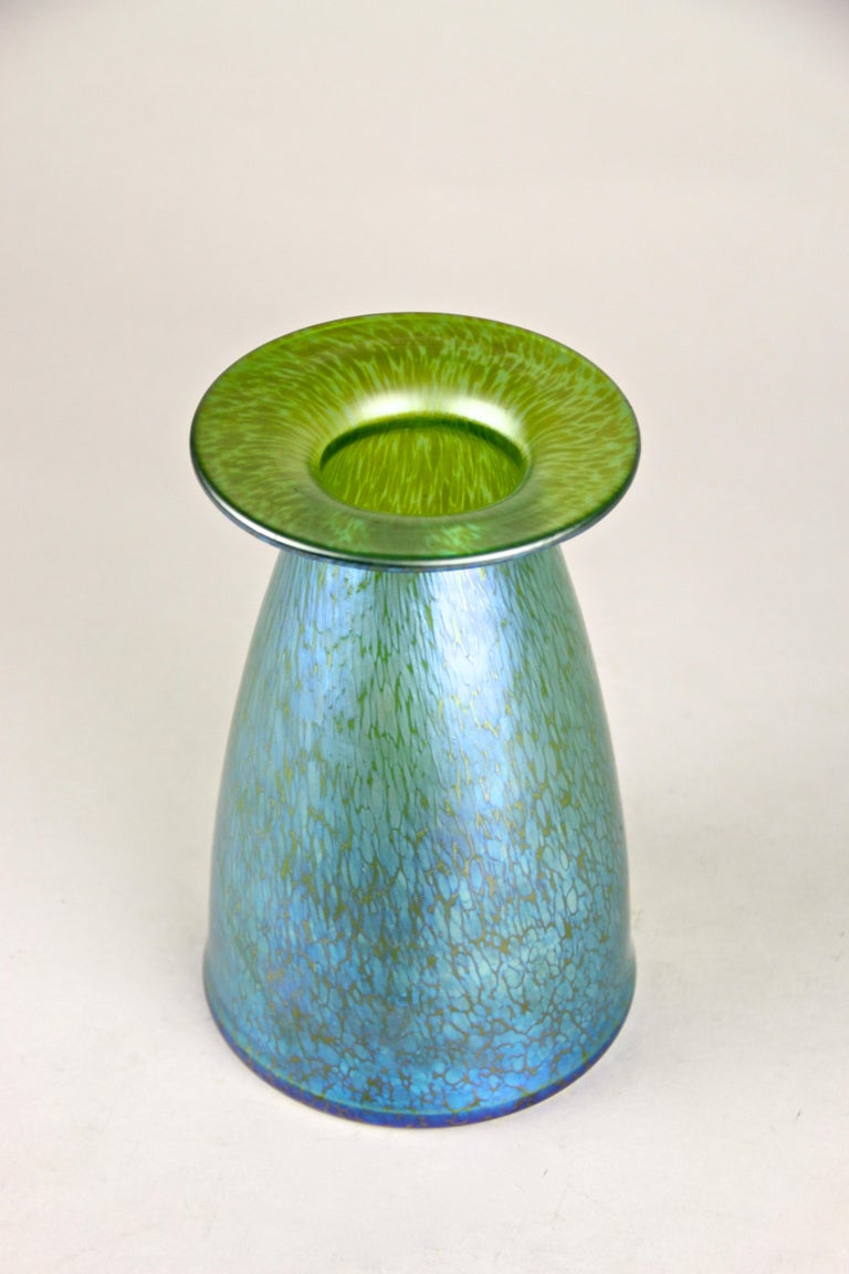 Loetz Glass Vase "Crete Papillon" by Koloman Moser for E. Bakalowits ...