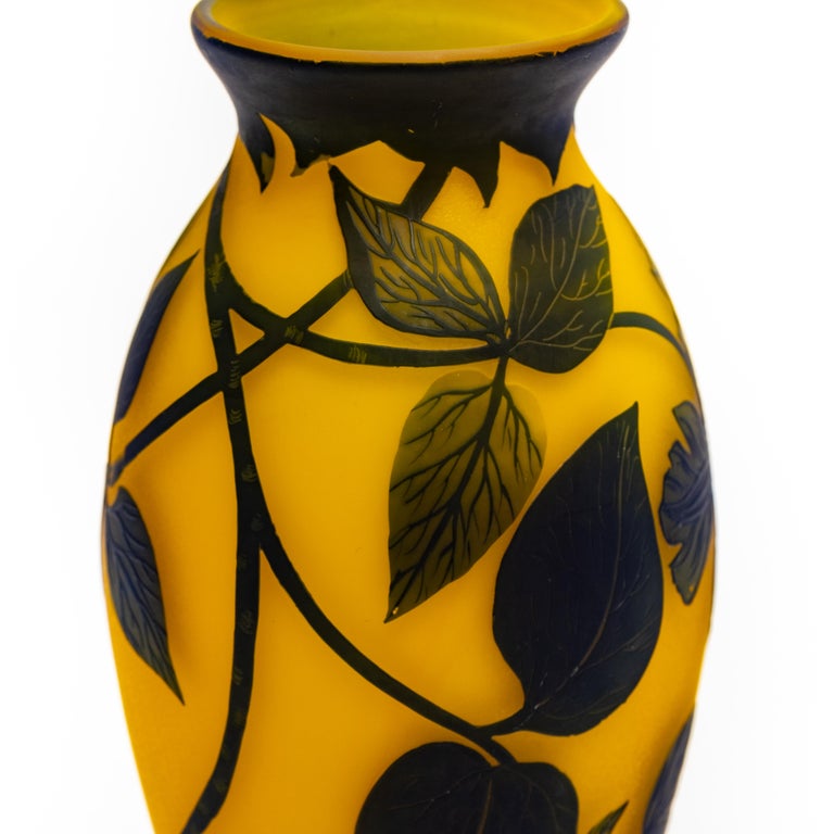 Loetz Signed Richard Cameo Signed Glass Vase at 1stDibs