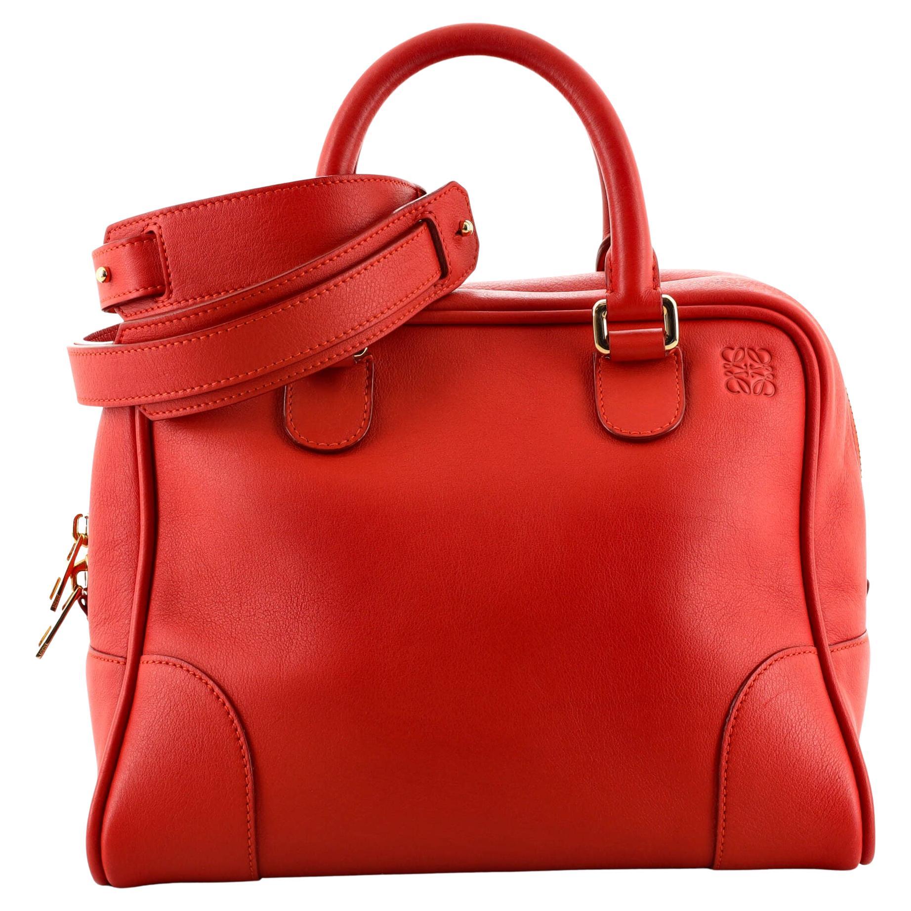 Loewe Black Suede and Leather Amazona Tote Bag at 1stDibs