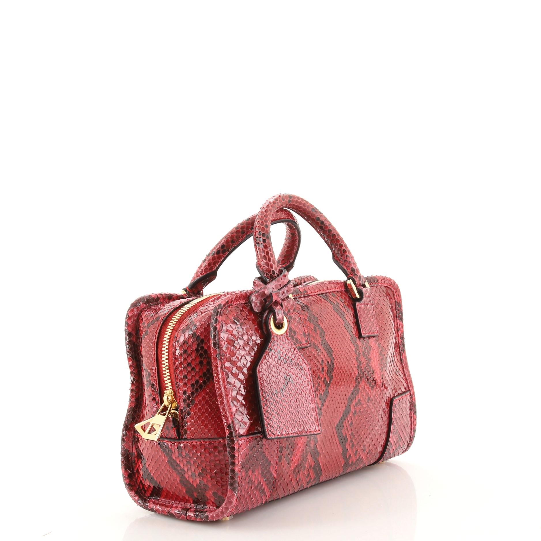 Loewe Amazona NM Bag Python 23 at 1stDibs | loewe snakeskin bag