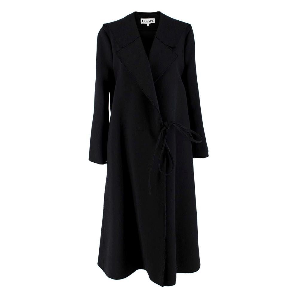 Loewe Rare Vintage 1960s Brown Suede Leather Double Breasted Coat For ...