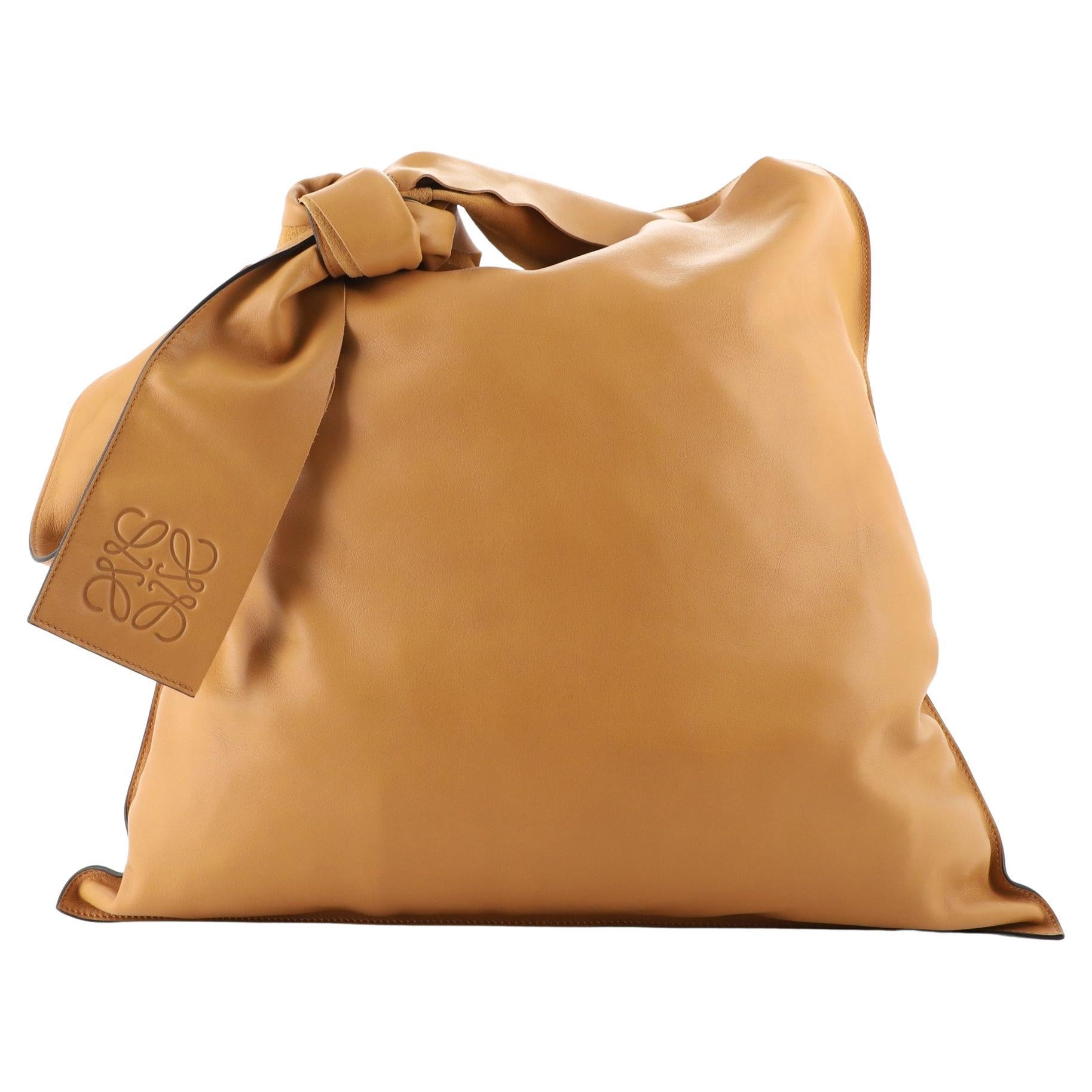Loewe Metallic Olive Green Leather Hobo For Sale at 1stDibs