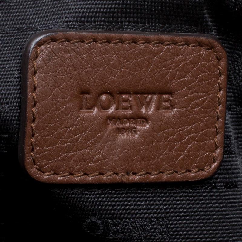 Loewe Brown Leather Heritage Tote For Sale at 1stDibs | loewe heritage tote