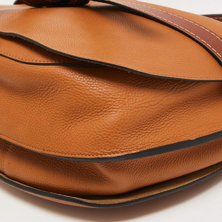 Loewe Brown Leather Large Gate Shoulder Bag For Sale at 1stDibs