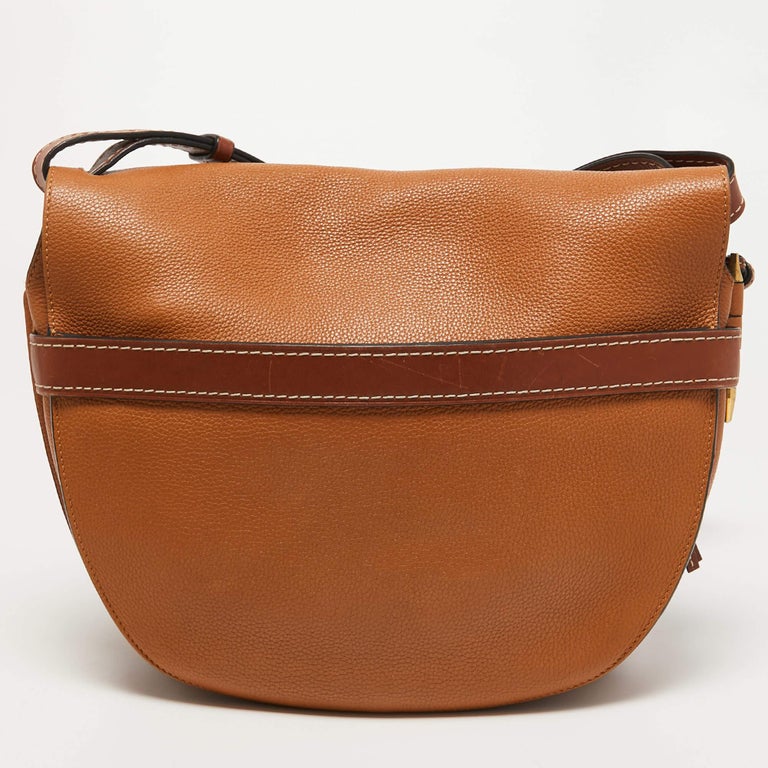 Loewe Brown Leather Large Gate Shoulder Bag For Sale at 1stDibs