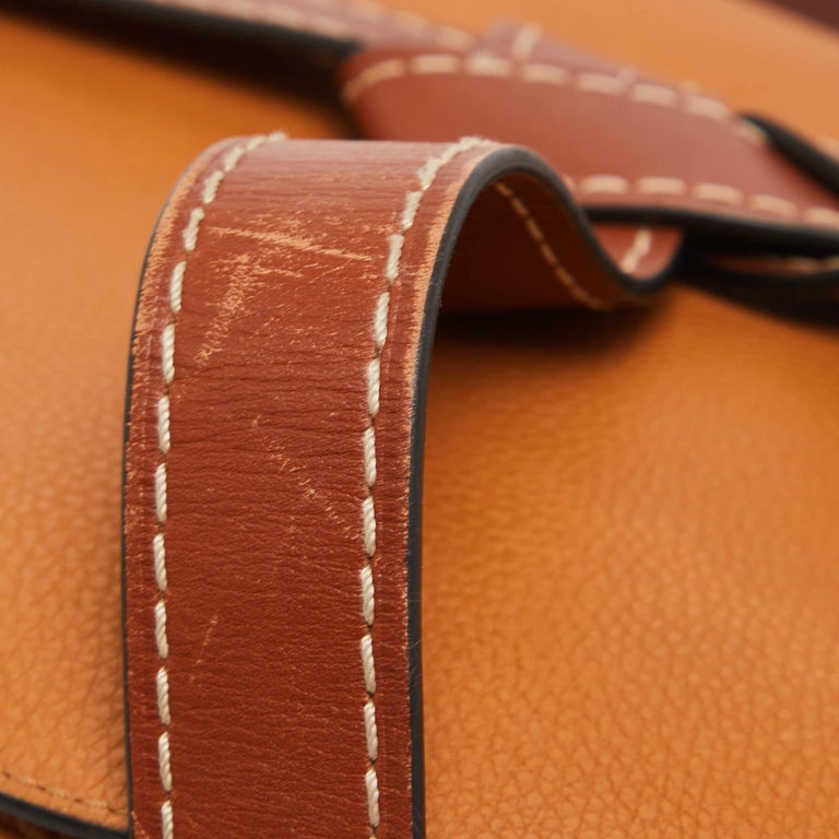 Loewe Brown Leather Large Gate Shoulder Bag For Sale at 1stDibs
