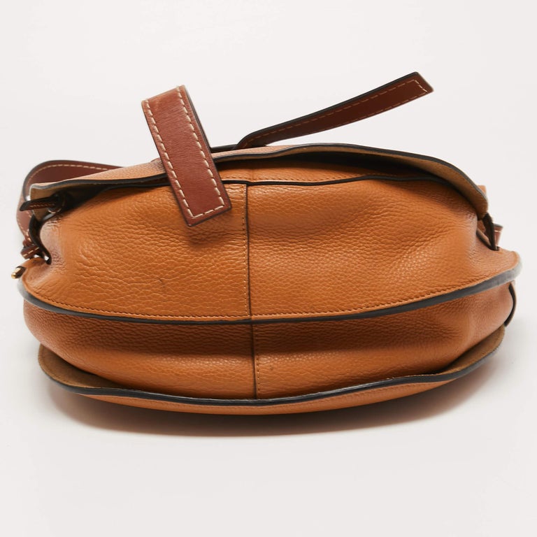 Loewe Brown Leather Large Gate Shoulder Bag For Sale at 1stDibs