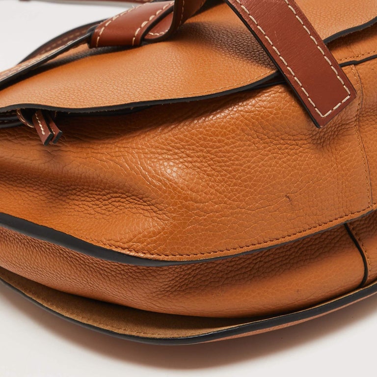 Loewe Brown Leather Large Gate Shoulder Bag For Sale at 1stDibs