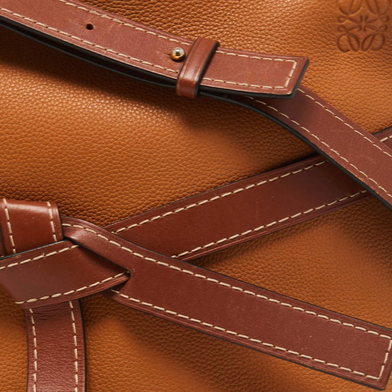 Loewe Brown Leather Large Gate Shoulder Bag For Sale at 1stDibs