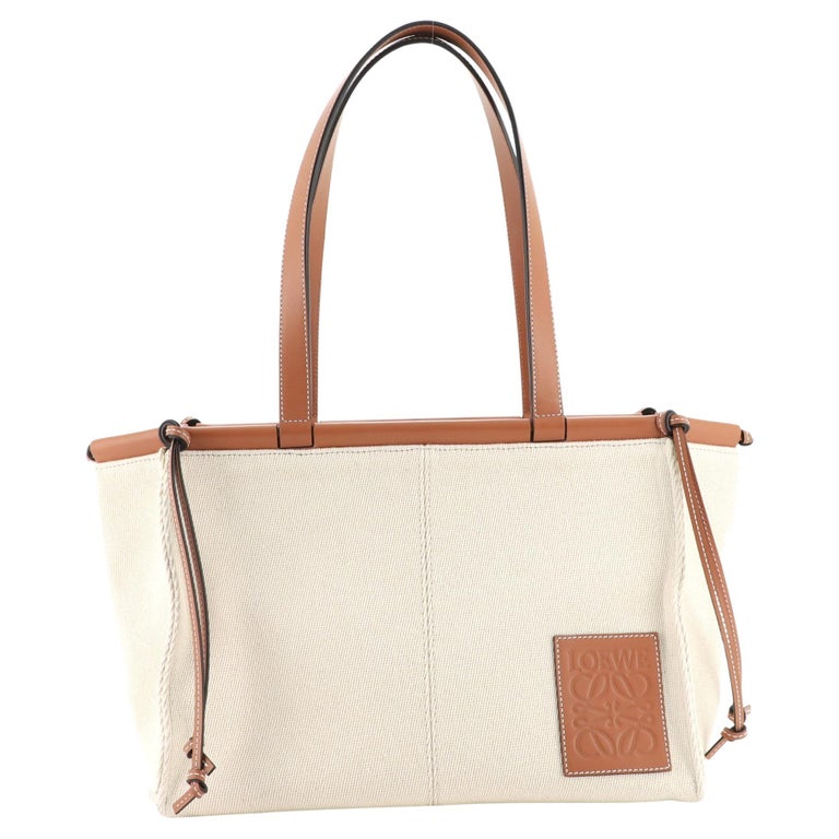 Loewe Cushion Tote Canvas Large at 1stDibs