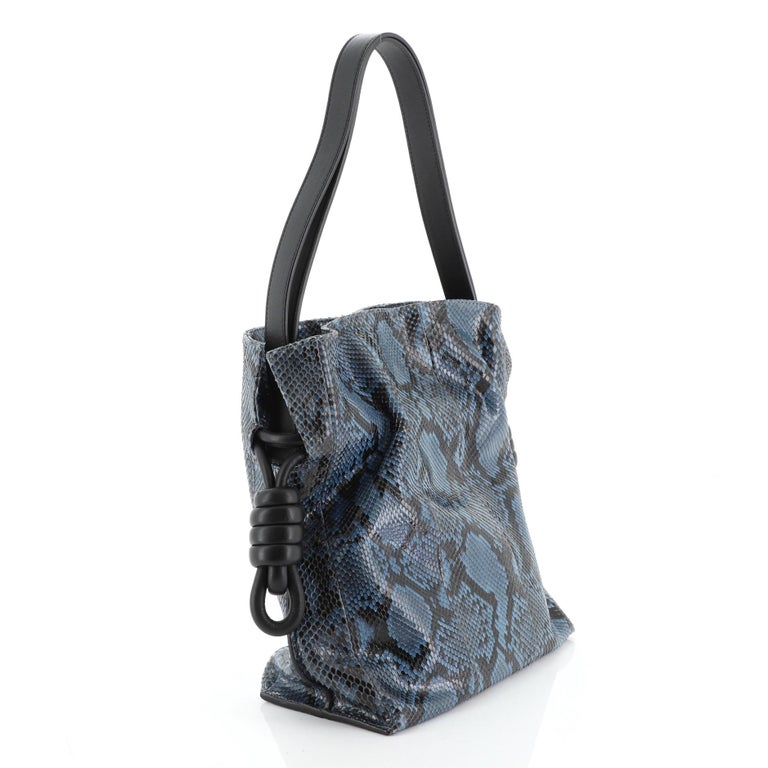 Loewe Flamenco Knot Bag Python Small at 1stDibs