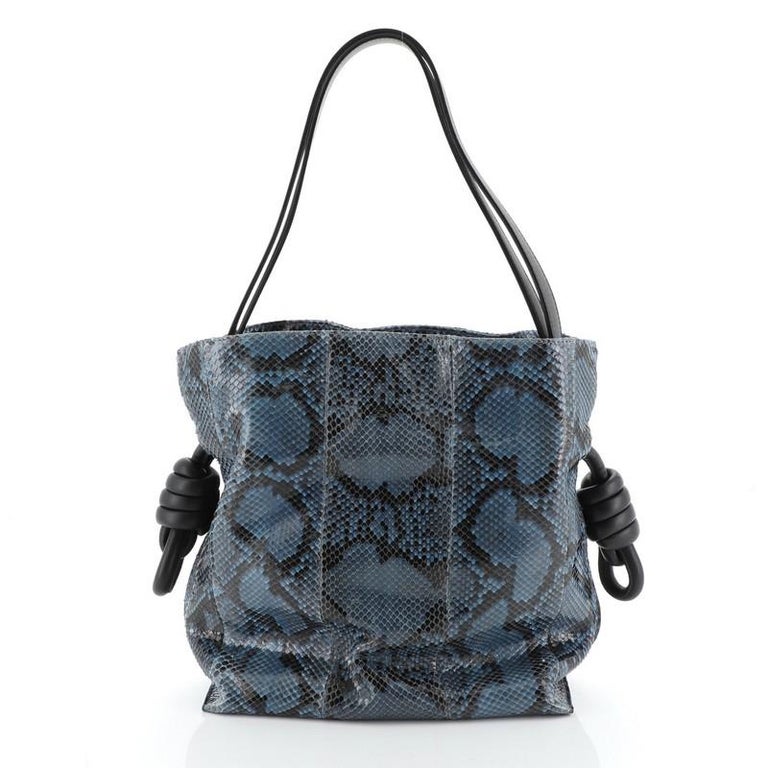 Loewe Flamenco Knot Bag Python Small at 1stDibs