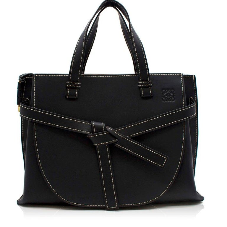 Loewe Gate Midnight Blue Leather Tote Bag / ONESIZE at 1stDibs