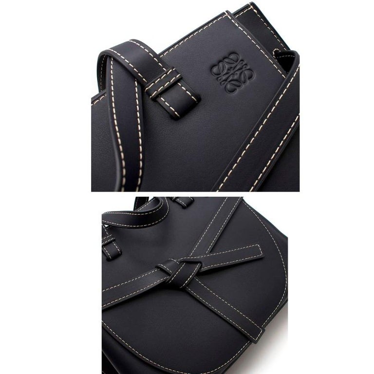 Loewe Gate Midnight Blue Leather Tote Bag / ONESIZE at 1stDibs