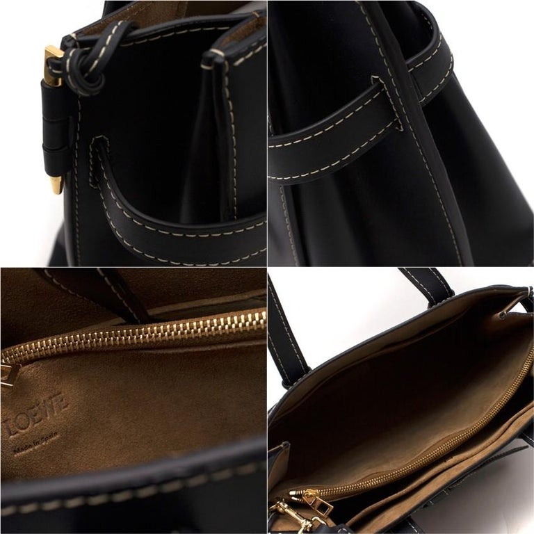 Loewe Gate Midnight Blue Leather Tote Bag / ONESIZE at 1stDibs