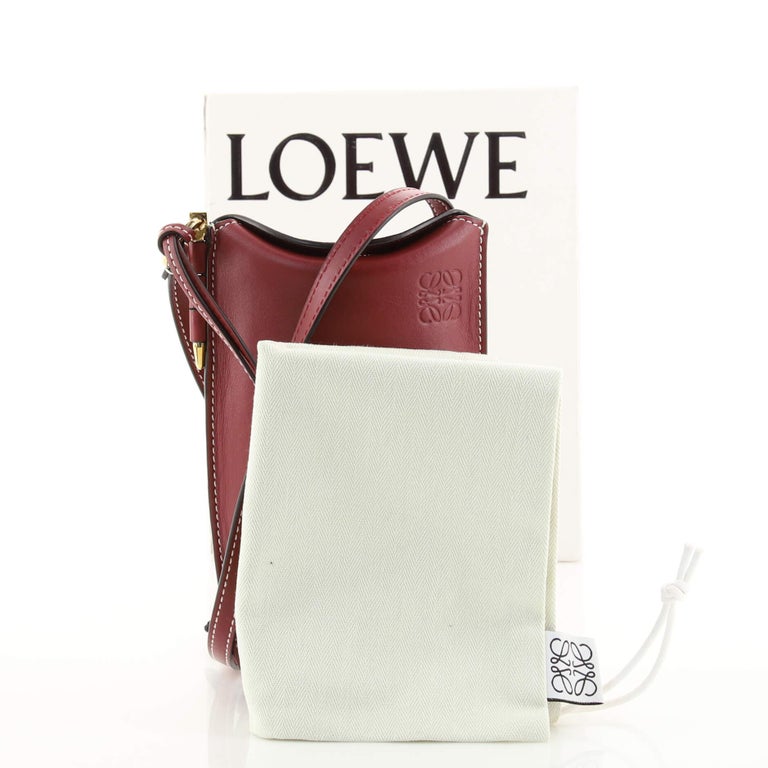Loewe Gate Pocket Crossbody Bag Leather For Sale at 1stDibs