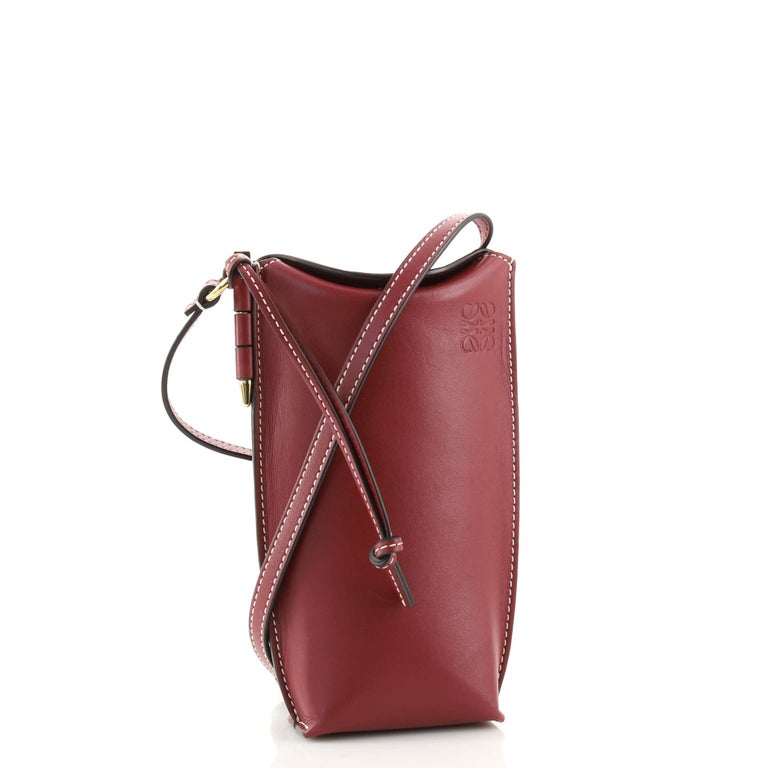 Loewe Gate Pocket Crossbody Bag Leather For Sale at 1stDibs