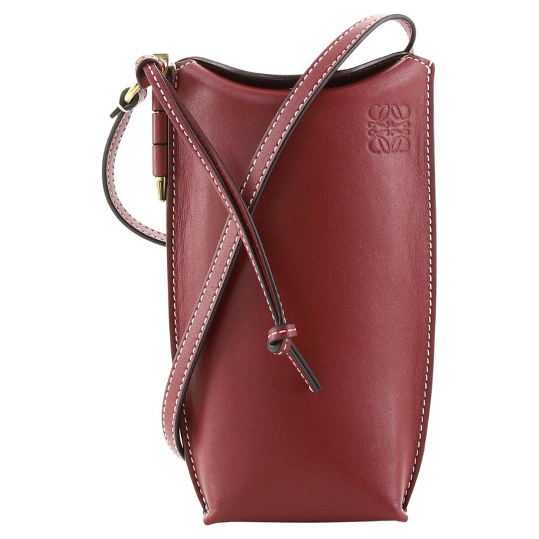 Loewe Gate Pocket Crossbody Bag Leather For Sale at 1stDibs