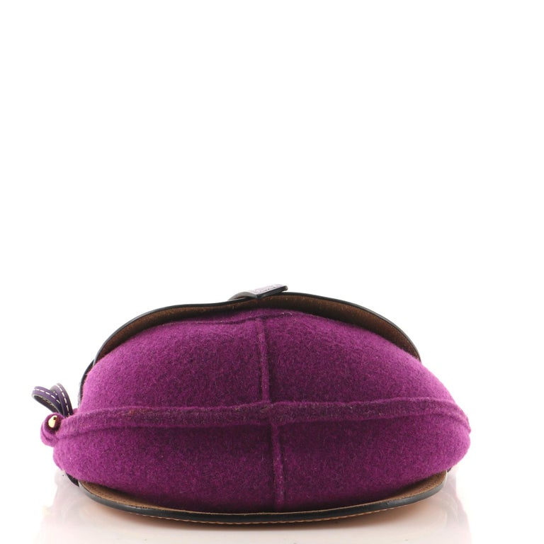 Loewe Gate Shoulder Bag Leather and Felt Small For Sale at 1stDibs