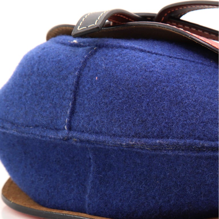 Loewe Gate Shoulder Bag Leather and Felt Small For Sale at 1stDibs