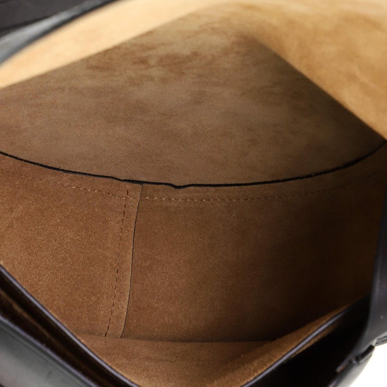 Loewe Gate Shoulder Bag Lizard and Leather Small For Sale at 1stDibs