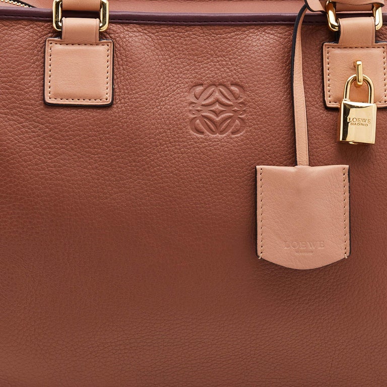 Loewe Multicolor Leather Amazona Satchel For Sale at 1stDibs