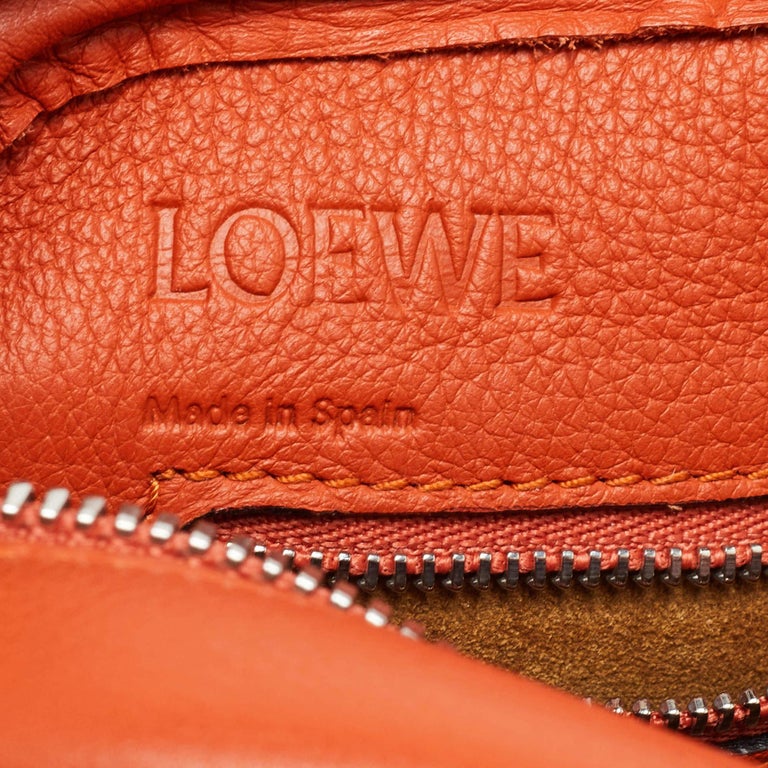 Loewe Orange Leather Amazona 23 Bag For Sale at 1stDibs