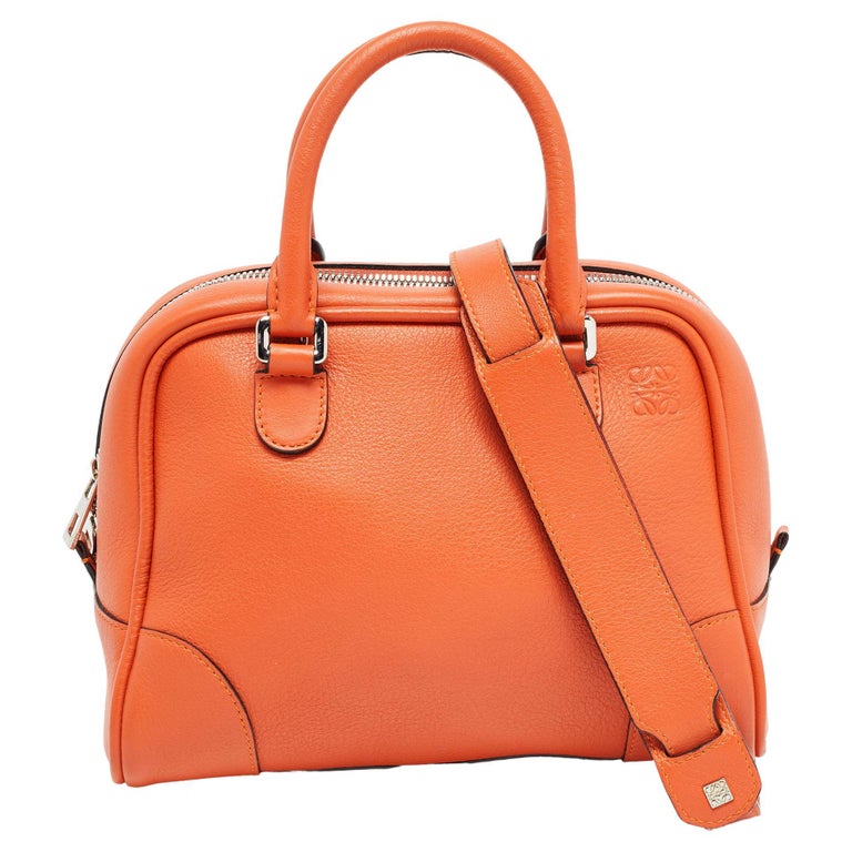 Loewe Orange Leather Amazona 23 Bag For Sale at 1stDibs