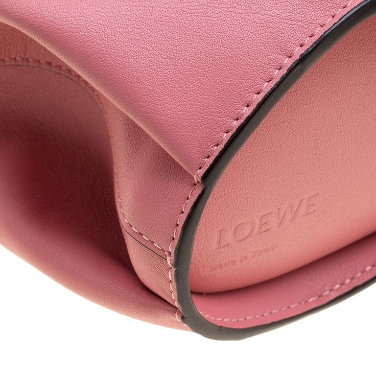 Loewe Pink Leather Mini Elephant Crossbody Bag For Sale at 1stDibs