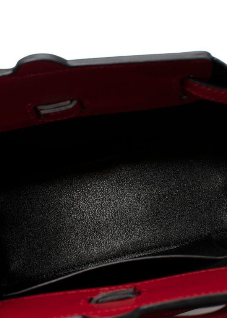 Loewe Red Leather Mini Tote Bag For Sale at 1stDibs