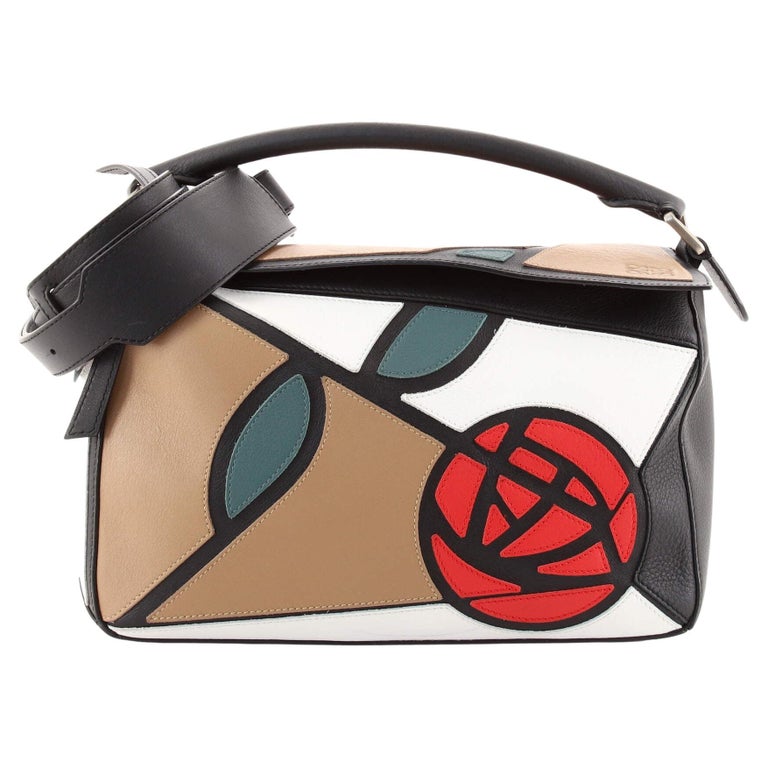 Loewe Roses Puzzle Bag Leather Medium at 1stDibs
