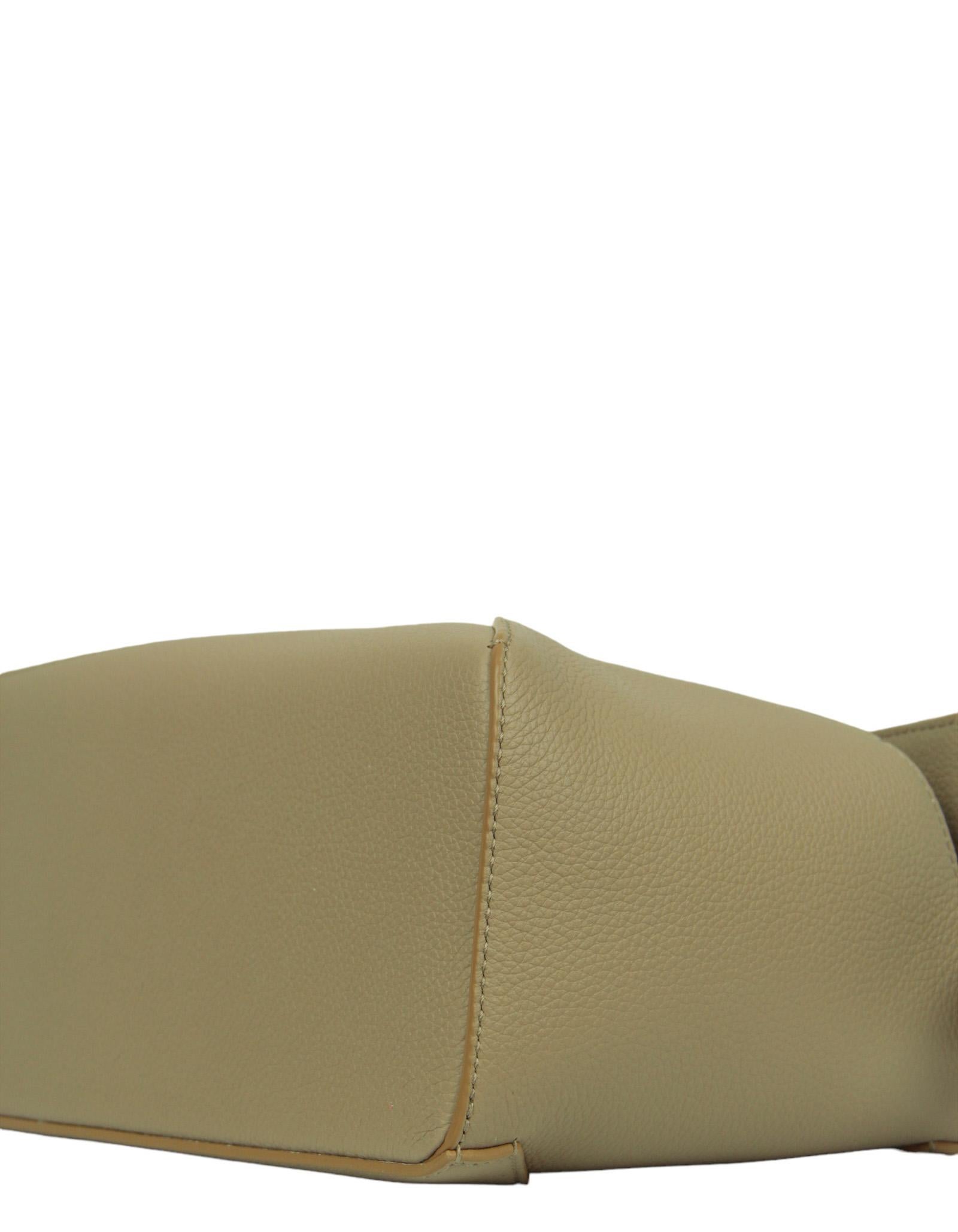 Loewe Sand Beige Soft Grained Calfskin Leather Small Puzzle Bag For ...