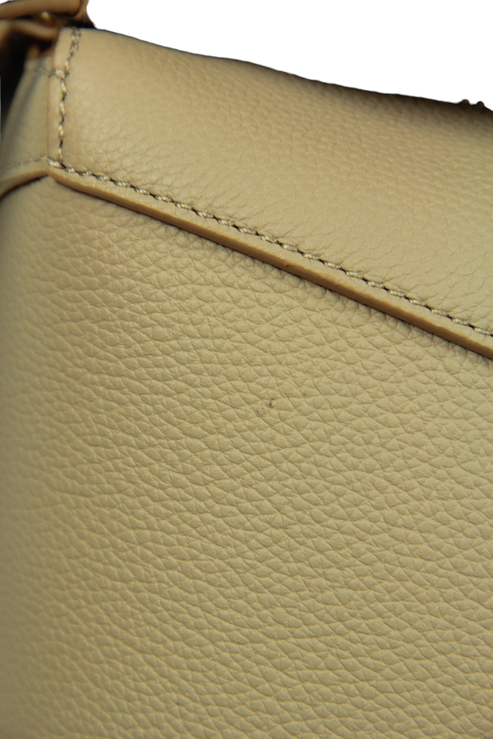 Loewe Sand Beige Soft Grained Calfskin Leather Small Puzzle Bag For ...