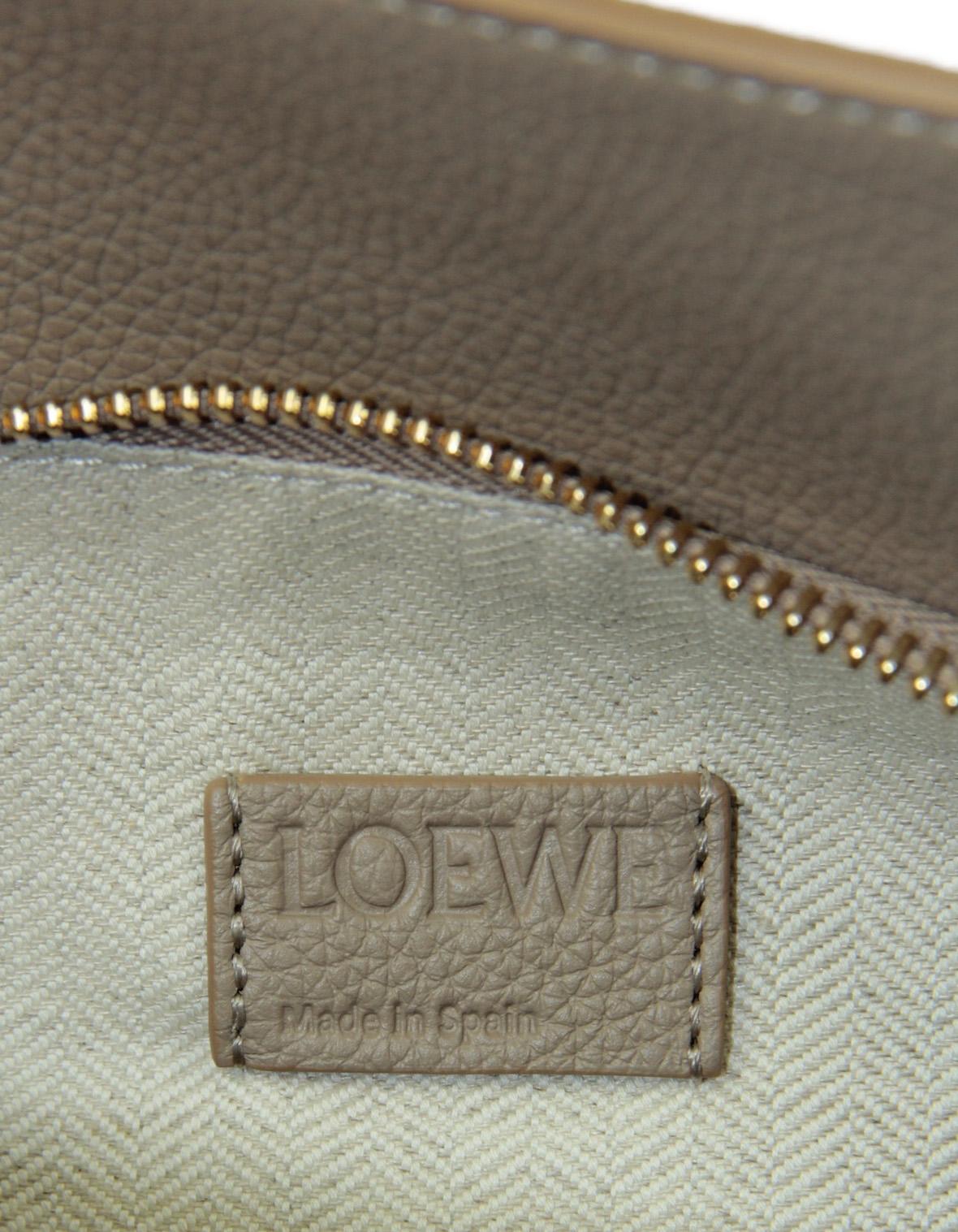 Loewe Sand Beige Soft Grained Calfskin Leather Small Puzzle Bag For ...