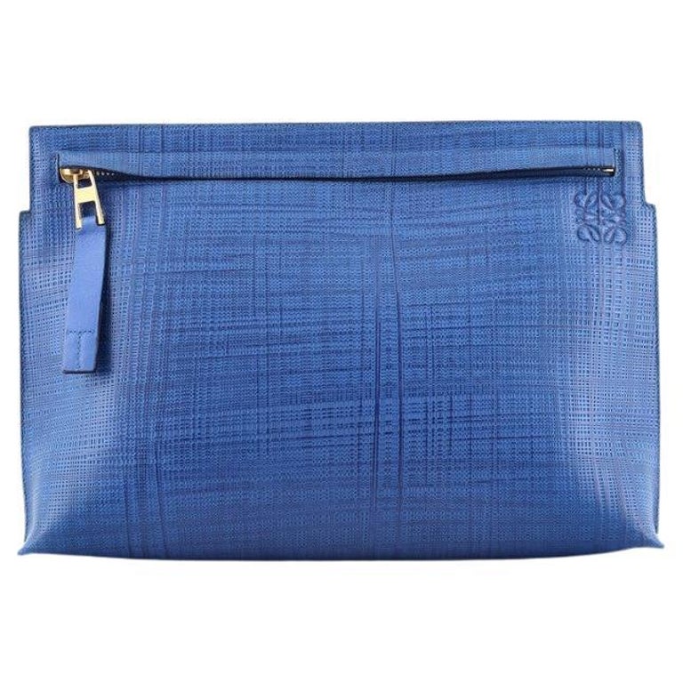 Loewe T Pouch Textured Leather at 1stDibs