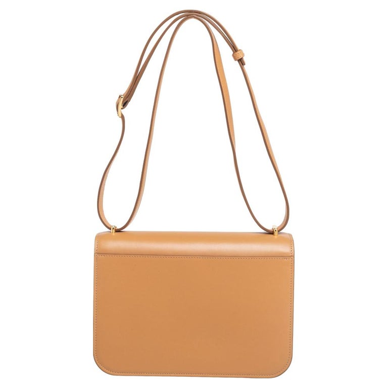 Loewe Tan Leather Anagram Flap Shoulder Bag at 1stDibs