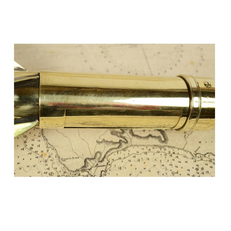Log or Nautical Speedometer Made of Brass in the Shape of a Harpoon ...