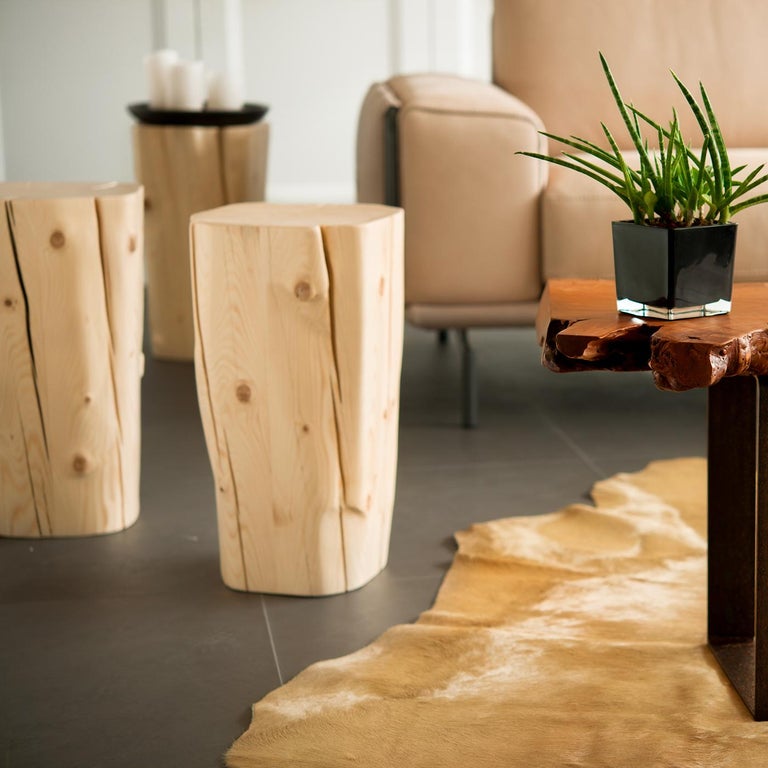 Log Stool For Sale at 1stDibs | log stools for sale, log bar stool, old ...