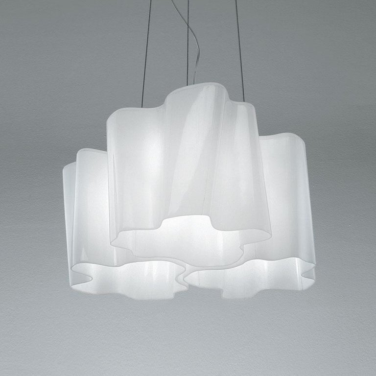 Logico Triple Nested Ceiling Light in Milky White for Artemide For Sale ...