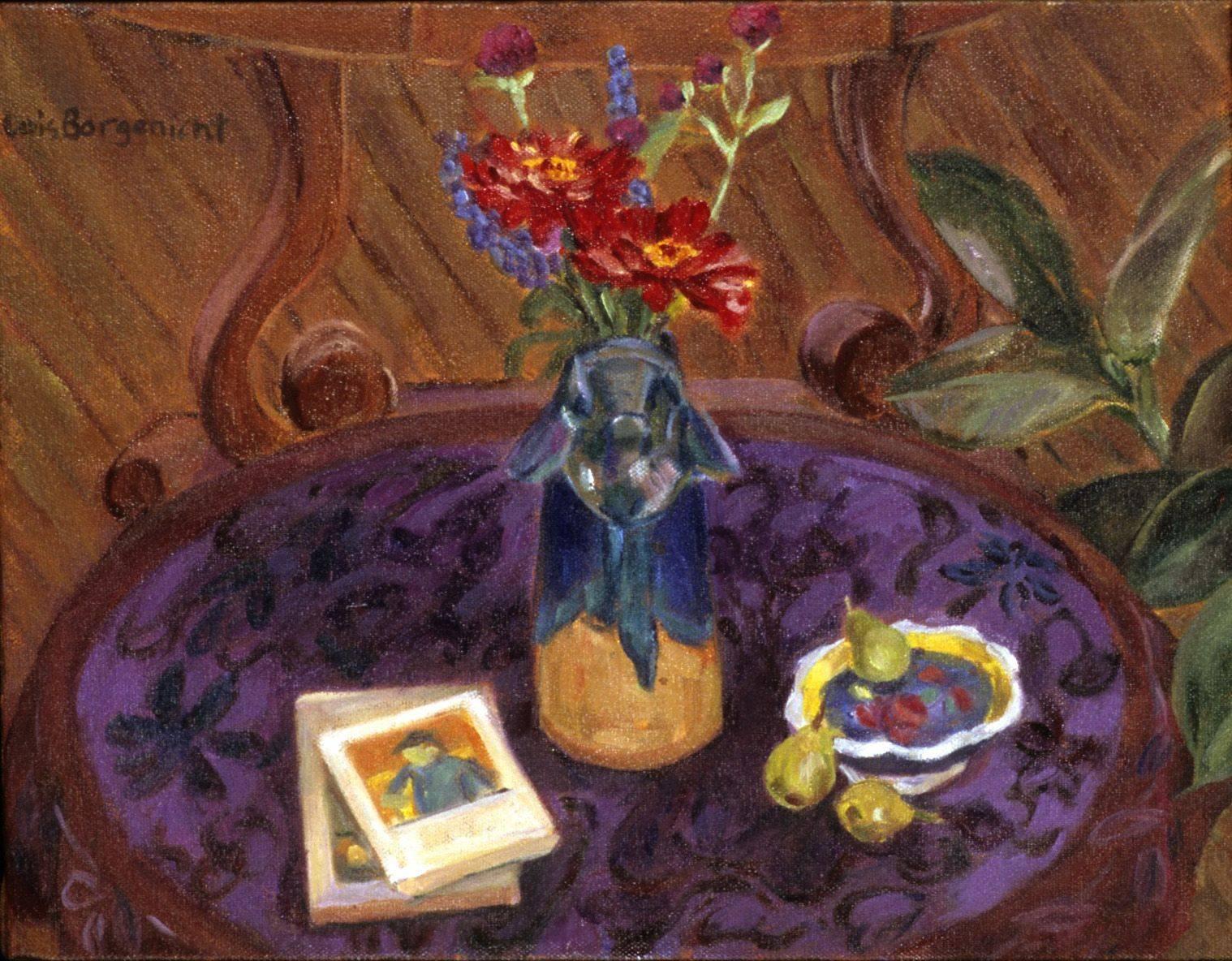 Lois Borgenicht - September Still-Life For Sale at 1stDibs
